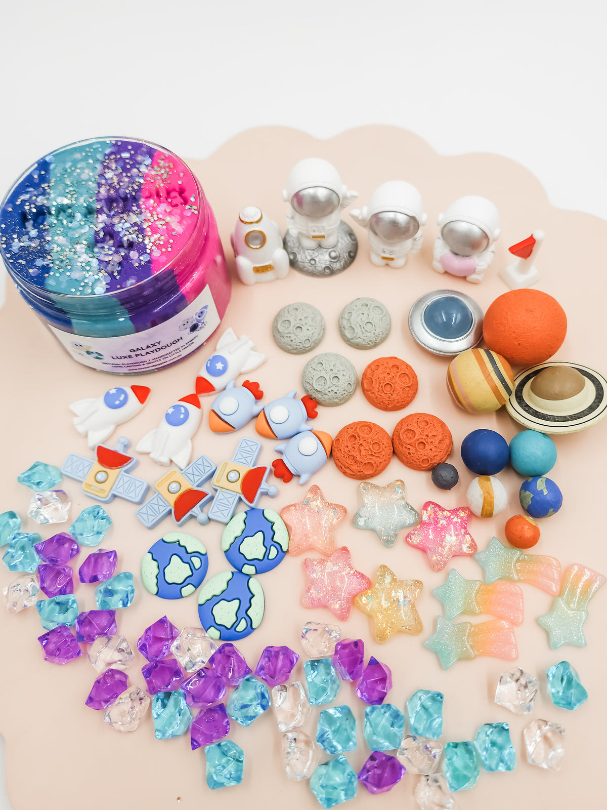 Mini Space Adventure Astronaut Playdough Kit | Sensory Play | Love and ...
