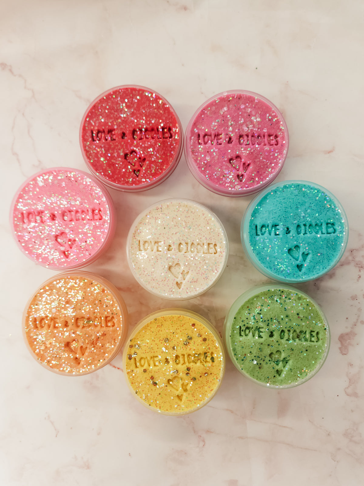 Colourful kids playdough pack of 8 jars | Love and Giggles Sensory Play ...