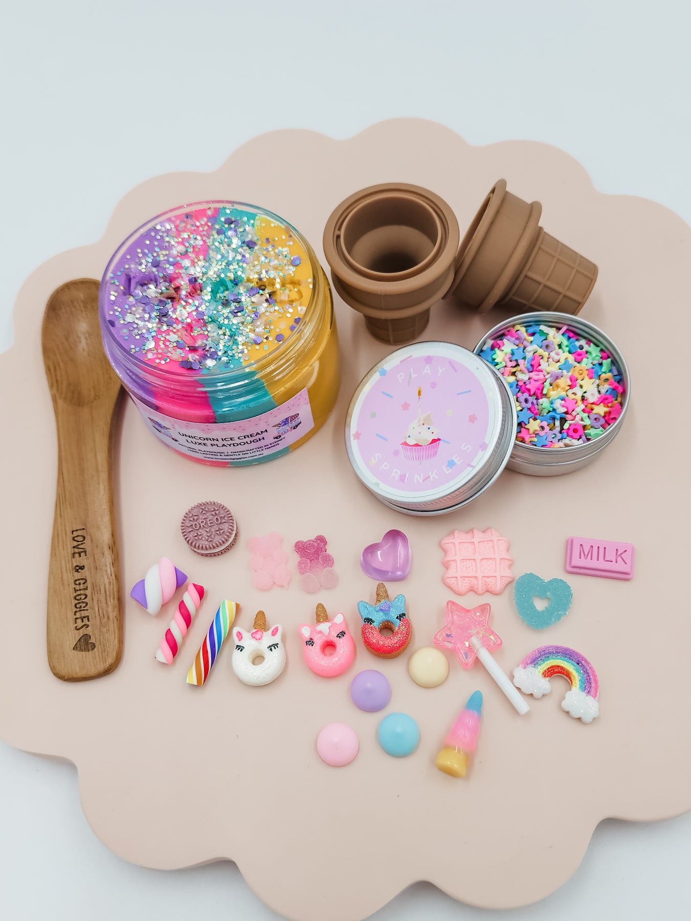 Love and Giggles Playdough Kits, Playdough, Sensory Play, Party Favour